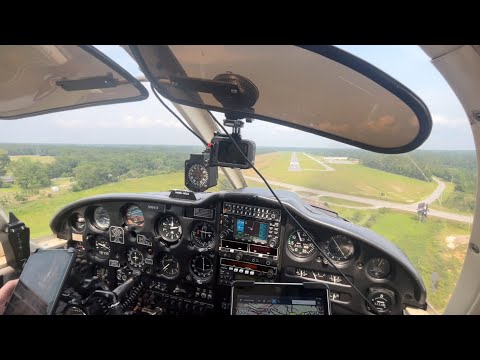 ✈️ Flying Foothills Regional Airport to Claxton Evans County Airport | Takeoff, Cruising, Landing 🛬