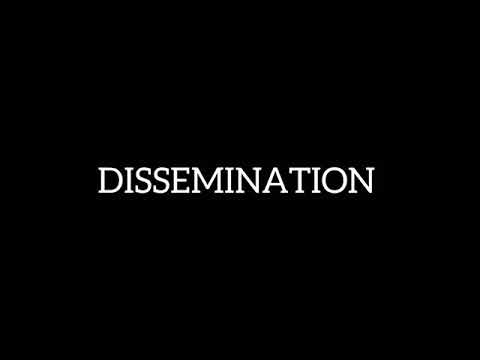 Pronunciation and Definition of Dissemination