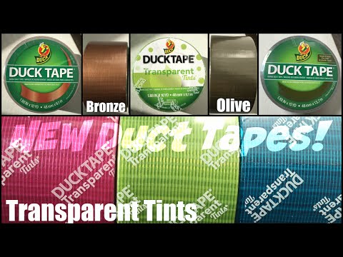 NEW DUCT TAPES!! Transparent Tints // Olive // Bronze