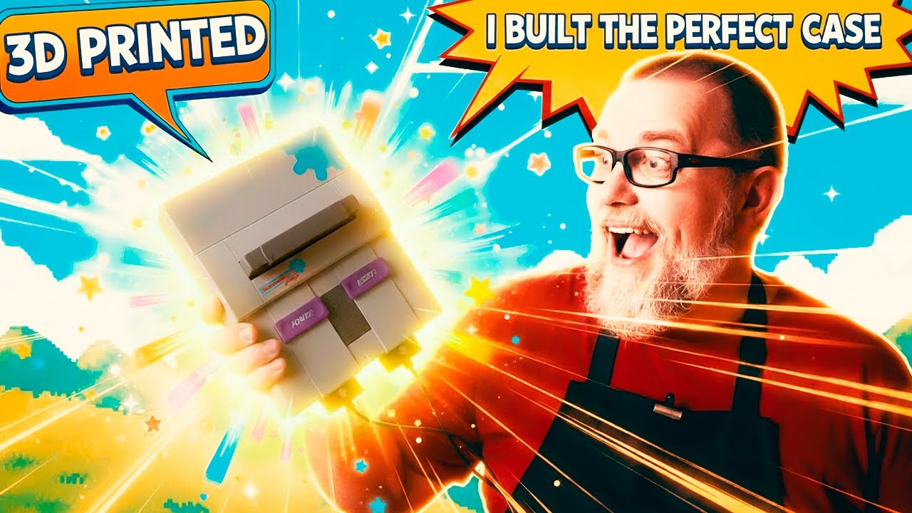 The BEST Raspberry Pi Case Ever Made (3D Printed SNES)