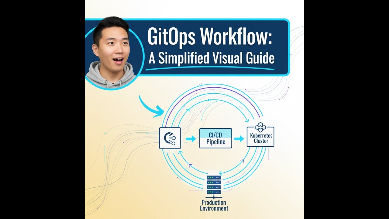 GitOps Workflow Explained: A Simplified Visual Guide for Modern DevOps #systemdesign #gitops