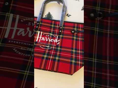 Harrods of London Red Tote Bag