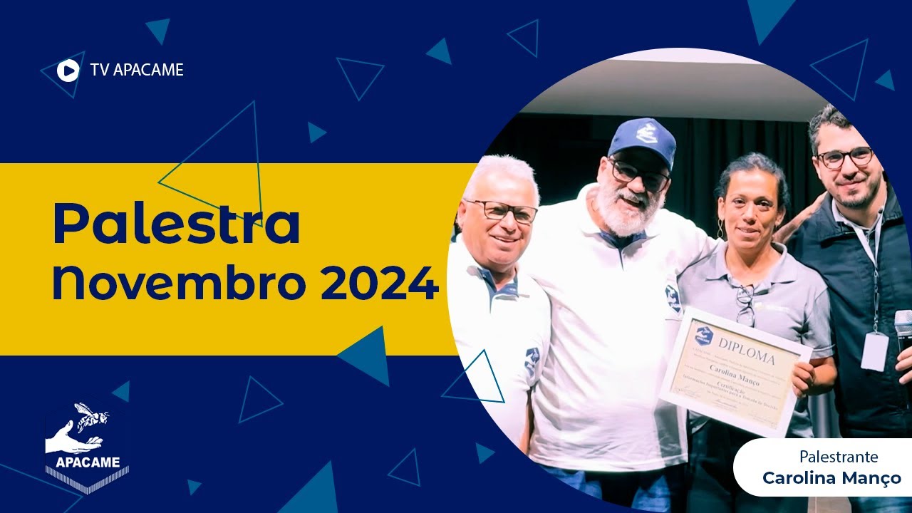 CERTIFICAÇÃO NA APICULTURA: PALESTRA COM CAROLINA MANÇO NA APACAME - NOVEMBRO 2024
