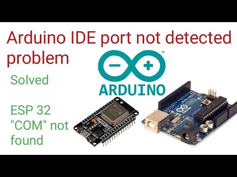 Arduino IDE port not detected || Esp 32 port ``( COM3)`` not detected in Arduino IDE ( fixed)