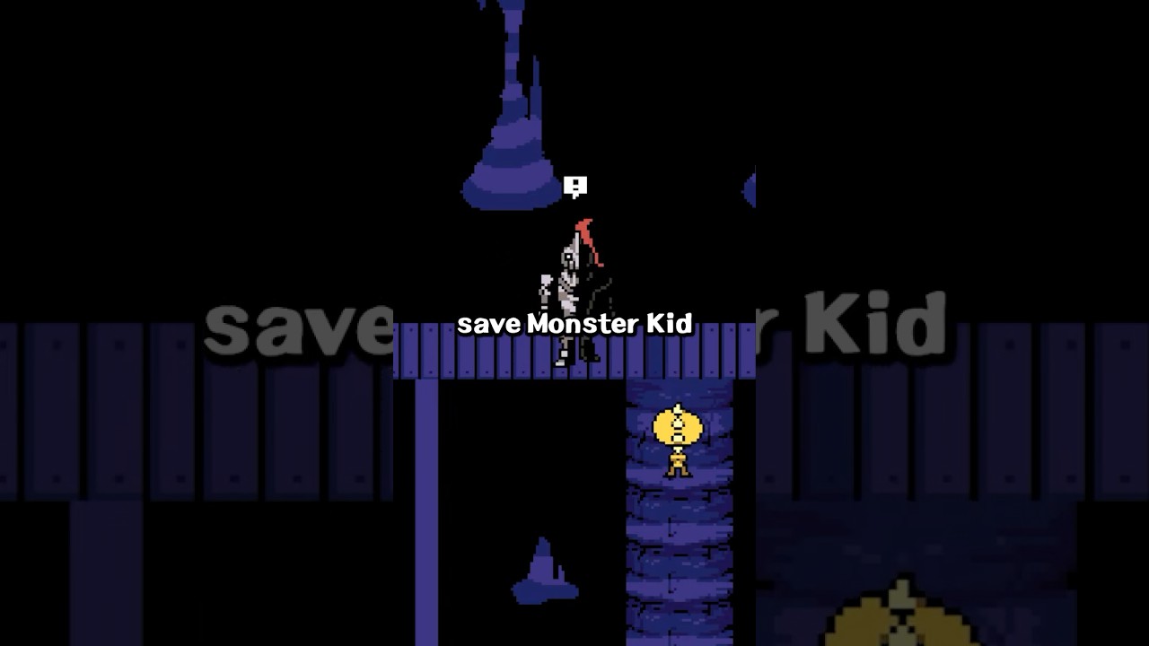 Undyne Monster Kid DETAIL in Undertale