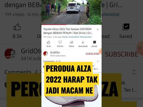 PERODUA ALZA BARU 2022 harap tak jadi macam ini