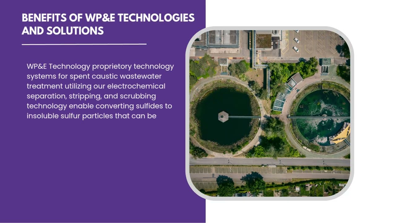 Spent caustic wastewater treatment