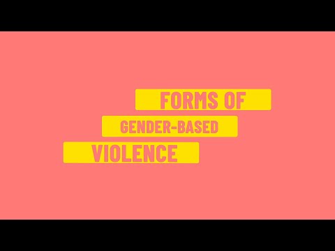 GBV - Forms of Gender Based Violence