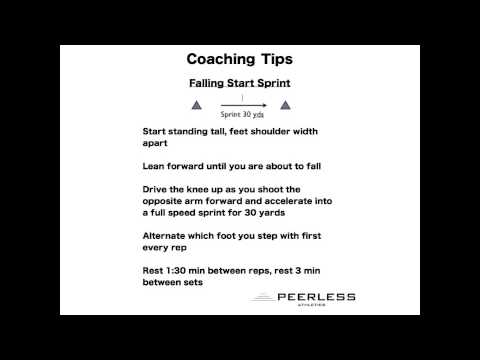 Falling Start Sprint | Exercise.com