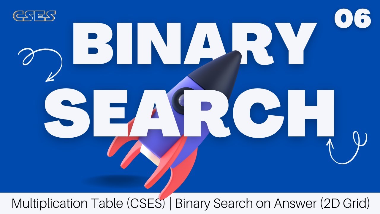 Multiplication Table (CSES) | Binary Search on Answer for 2D Array Problems