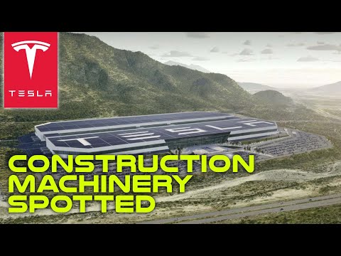 Tesla Giga Mexico initial construction machinery spotted on site