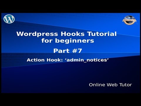 Learn Wordpress Hooks Tutorial for beginners from scratch 7 Action hook admin notices - Mind Luster