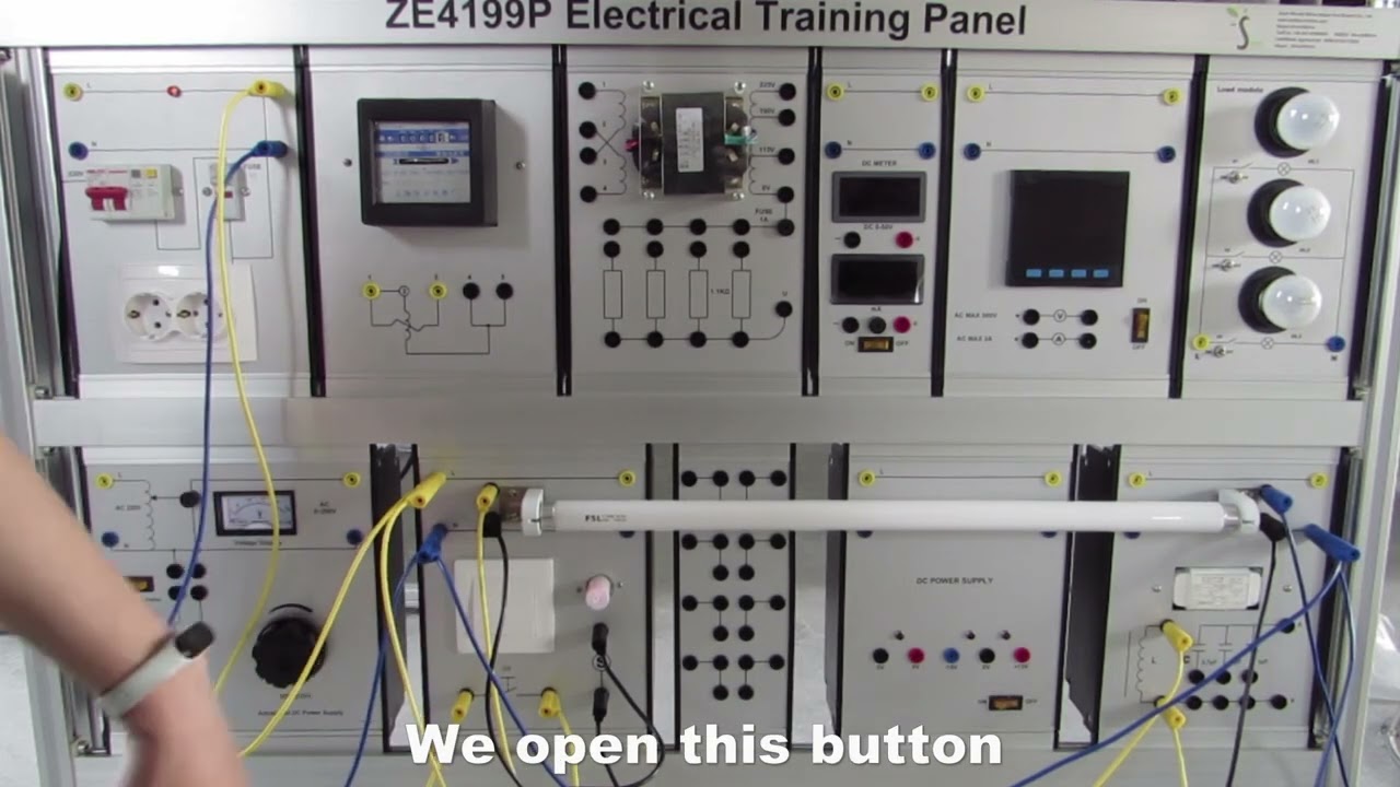 ZE4199P Basic Electrical Laboratory Equipment Educational Equipment Electrical Lab Equipment