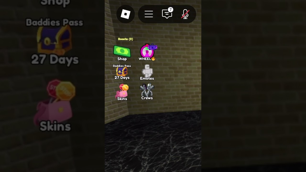A tutorial on how to equip things from ur inventory in baddies in Roblox. #baddies  #roblox