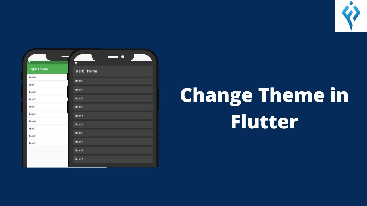 Flutter Tutorial - Change Theme in Flutter