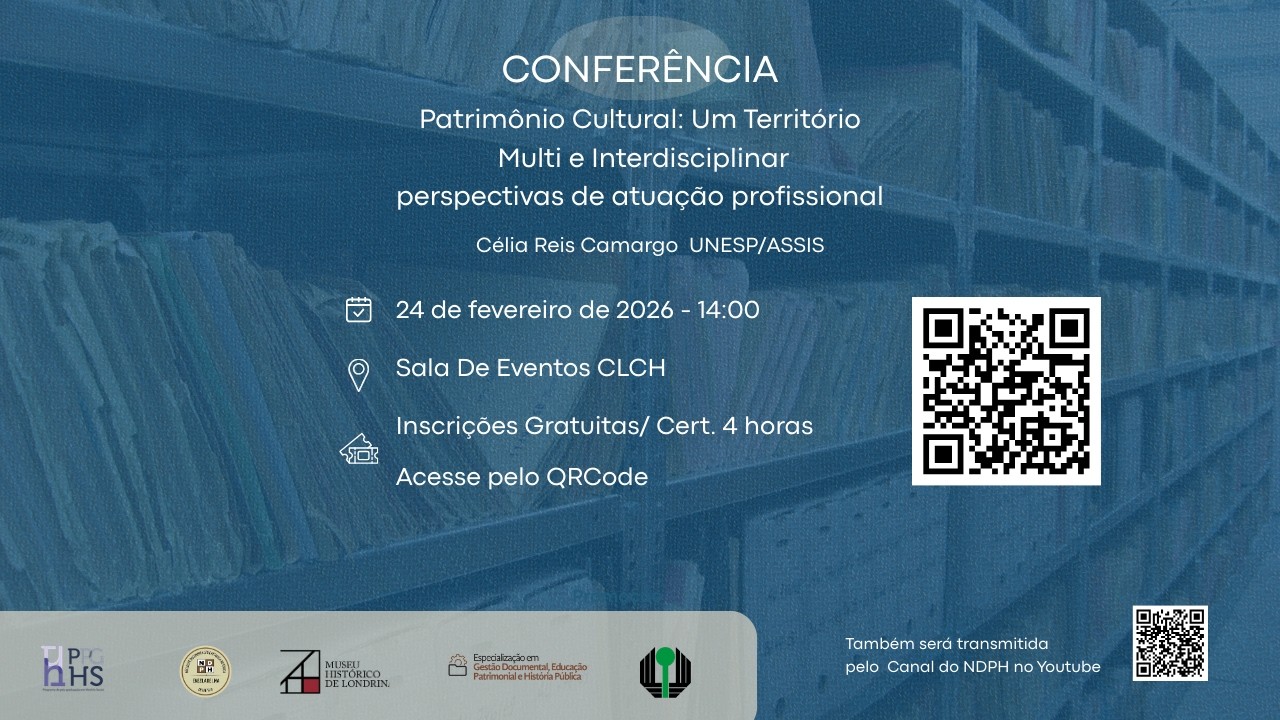 CONFERÊNCIA: Um Território Multi e Interdisciplinar - Perspectivas da Atuação Profissional