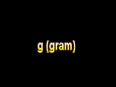 What Is The Definition Of g gram - Medical Dictionary Free Online Terms