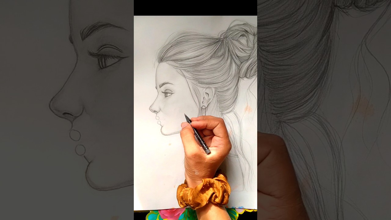 ✨ drawing lips |. easy way to draw lips. #shorts