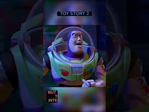 Buzz lightyear's background in Toy story 2