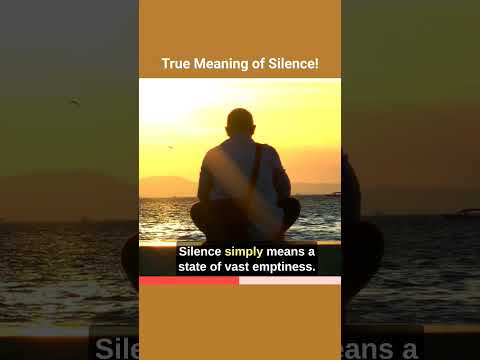 True meaning of Silence | Sakshi Shree #Silence #spiritualJourney #wisdom #spirituality
