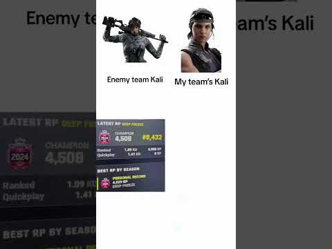 Give me a Good Kali 🙏 #rainbowsixsiege #memes #kali