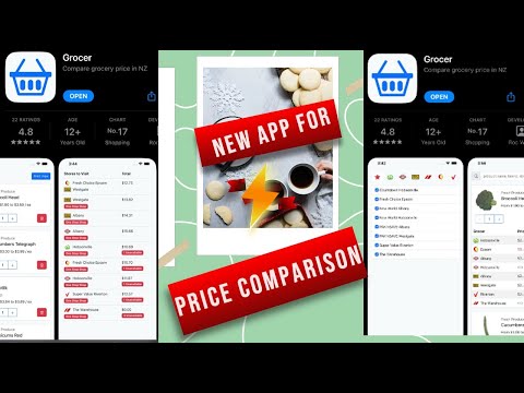 GROCER NEW APP FOR PRICE COMPARISON WITH ALL SUPERMARKETS IN NZ