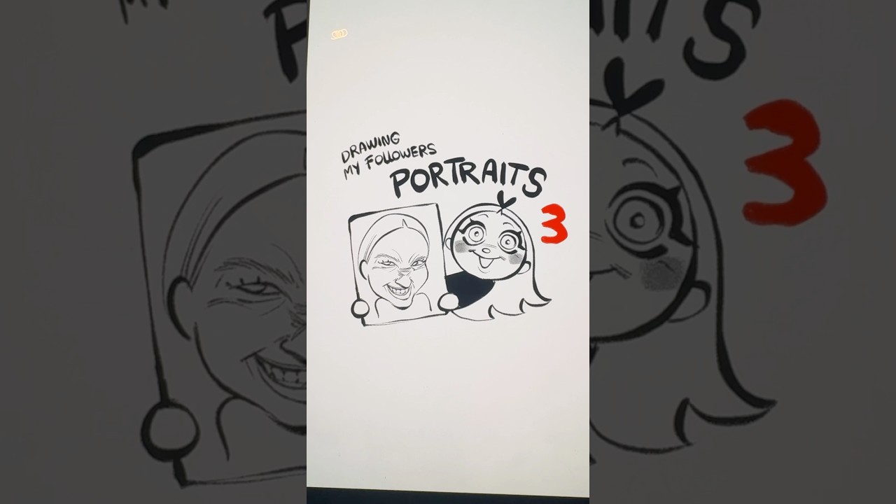 Drawing my followers Portraits PT. 3