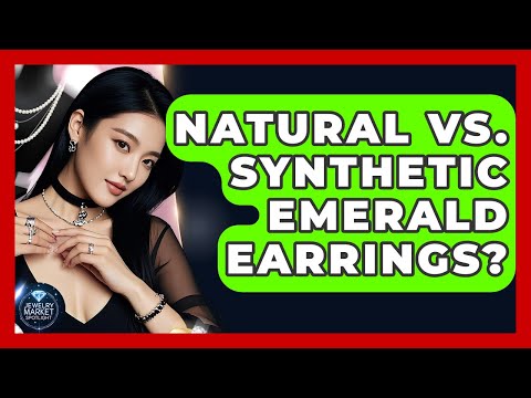 Natural Vs. Synthetic Emerald Earrings? - Jewelry Market Spotlight