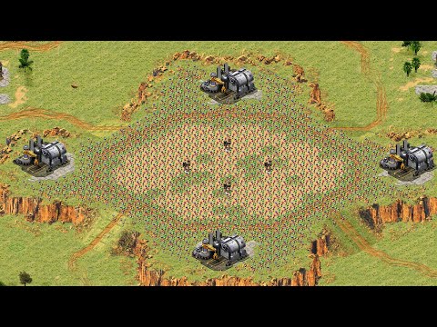 Red Alert 2 | Yuri's Revenge | 7 vs 1 | plush bluff map | Extreme ai