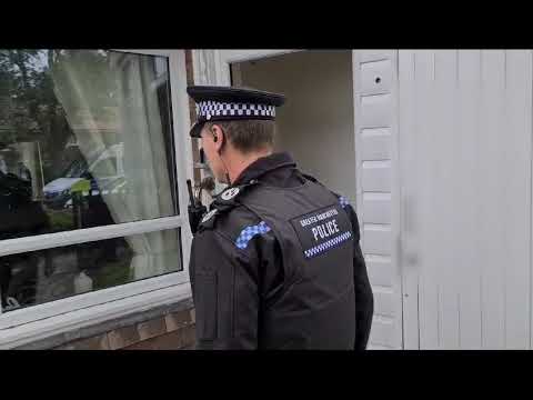 Officers have conducted a warrant at Rydal Avenue
