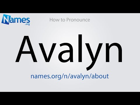 How to Pronounce Avalyn