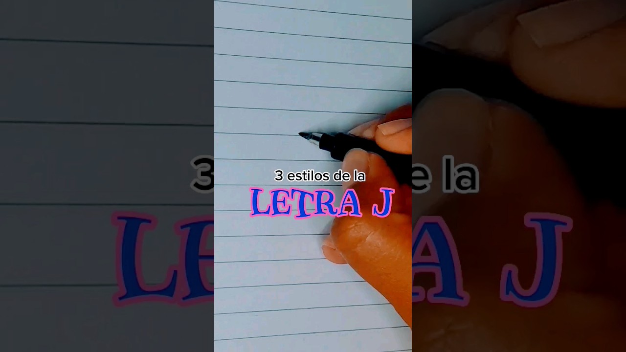 Turno para la letra J en 3 diferentes estilos #caligrafía #letters #letrasbonitas
