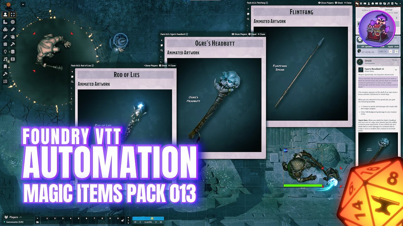 Foundry VTT Modules | D&D Magic Items | Pack 013