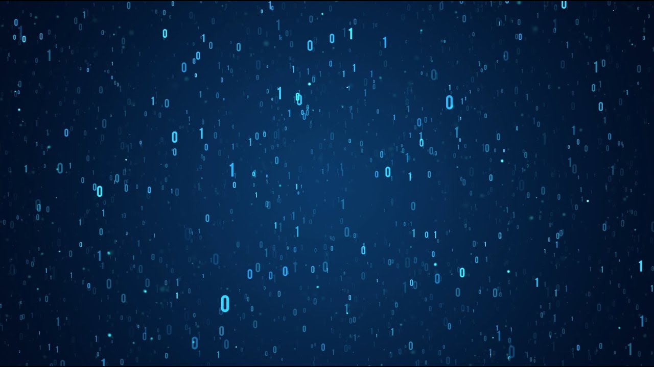 Digital Data Binary Data Abstract Background
