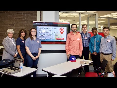 Map-athon for Puerto Rico at SBU Libraries