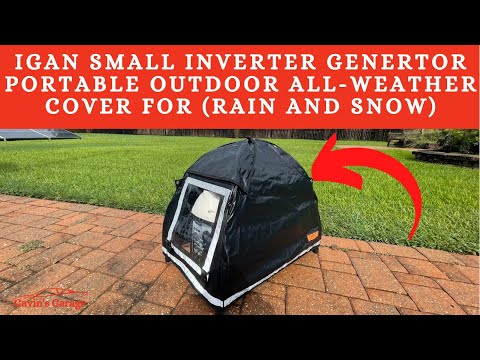 IGAN Inverter Generator Cover For Rain and Snow 1K~2K Watts Generators Outdoor All-Weather (Review)
