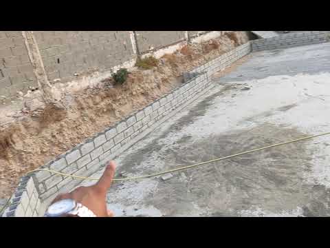 Raft foundation block work