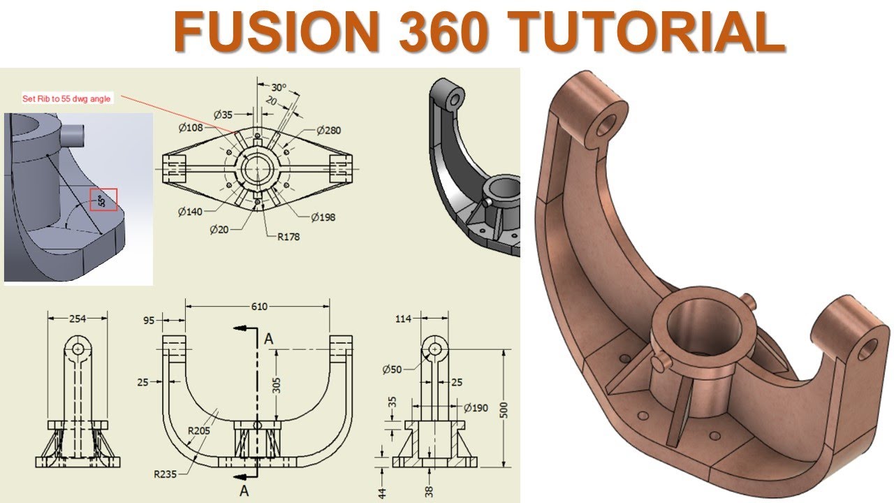 Fusion 360 Tutorial #49 | 3D Model Advanced