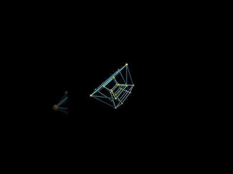 Rotating 5 Dimensional Cube