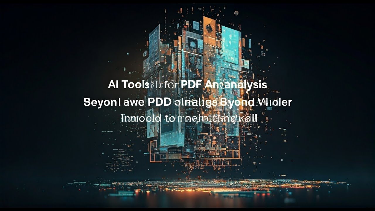 AI PDF Analysis: Advanced Techniques You Need to Know