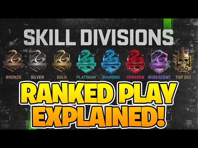 How does the SR work in Modern Warfare 2 Ranked Play