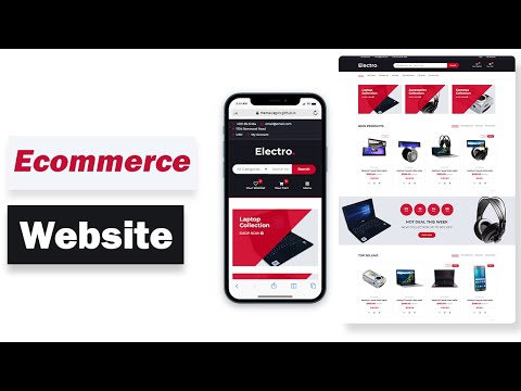 Template Responsive ECOMMERCE HTML CSS & JavaScript | Free Source