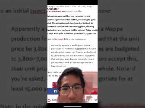 Studio Mappa Animators Underpaid by Netflix?