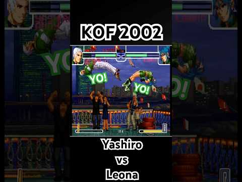 YASHIRO vs LEONA in another day of KOF 2002 action! #kof2002 #gameplay #fun