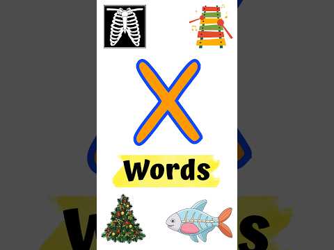 X letter words | words that starts with letter x | X words #shorts #reels