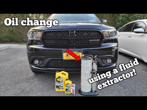 Dodge Durango / Jeep Grand Cherokee 3.6L V6 | How to change oil using a fluid extractor - DIY -