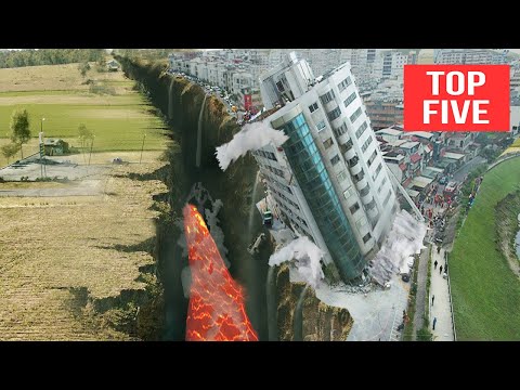 TOP 5 LARGEST/DEADLIEST Earthquakes In WORLD's Recorded History 9.0 to 9.8 Mw