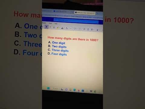 How many digits are in 1000❓🔥 #mathquiz #mathtrivia #mathproblems #mathchallenge #mathfun