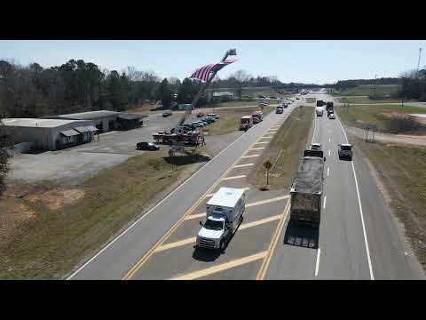 Tracy Cromer Funeral Procession