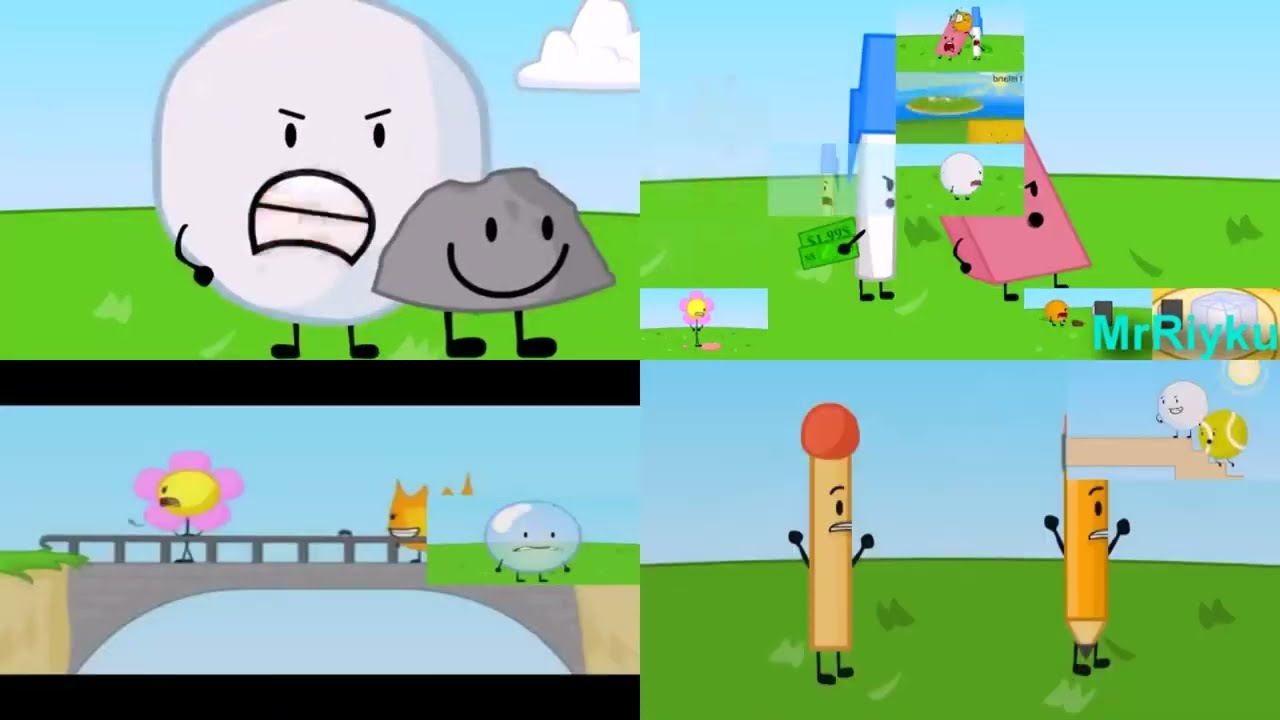 BFDI Sparta Remix Quadparison V7